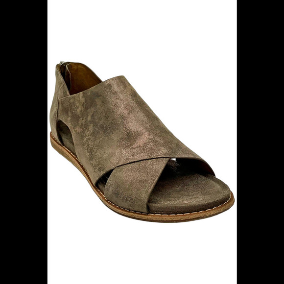 Sofft | Shoes | Sofft Womens Evonne Wrapped Leather Sandals Smoke Suede ...